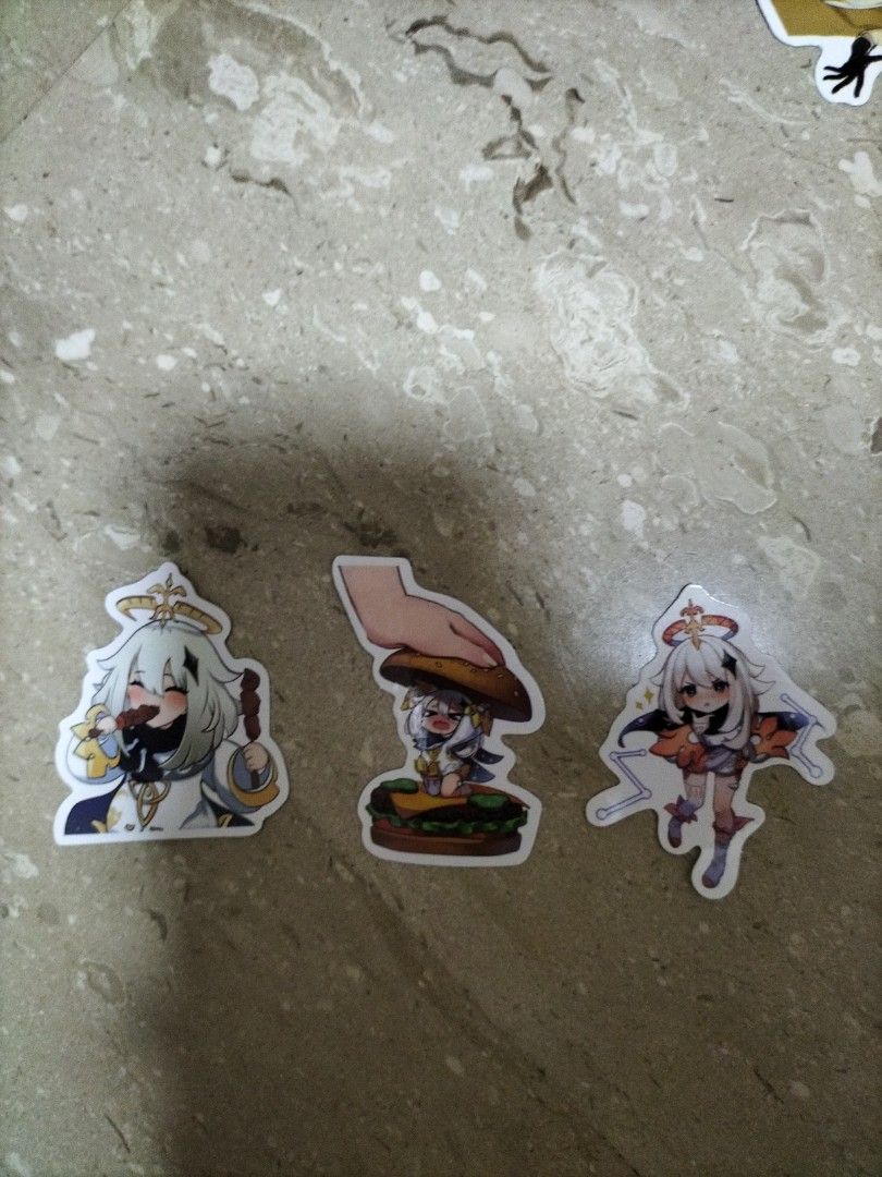 genshin stickers paimon version, Hobbies & Toys, Memorabilia ...