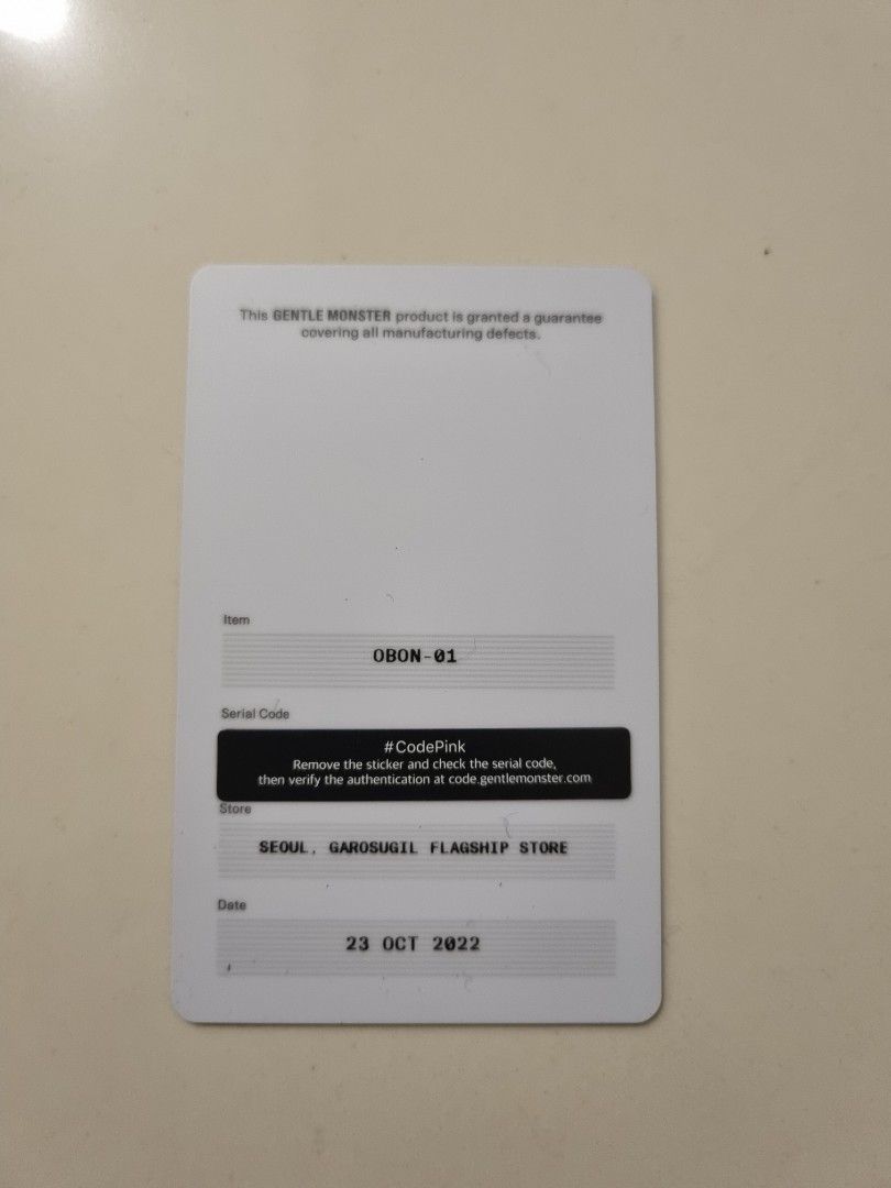 Gentle Monster Obon 01 - brand new with authenticity card, Women's ...