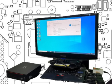 German Fujitsu Esprimo Desktop Computer Intel CPU Windows 10 Office PC ...