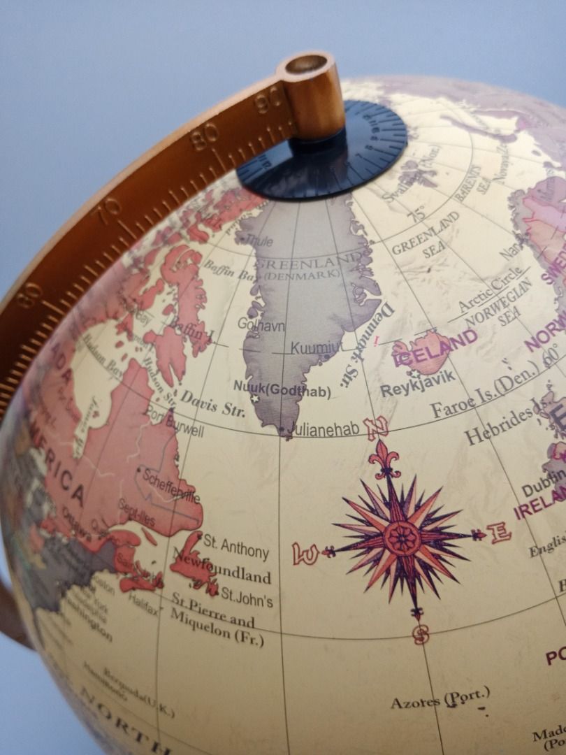 Globe Explore the World Map Night Light Educational Geographic with ...