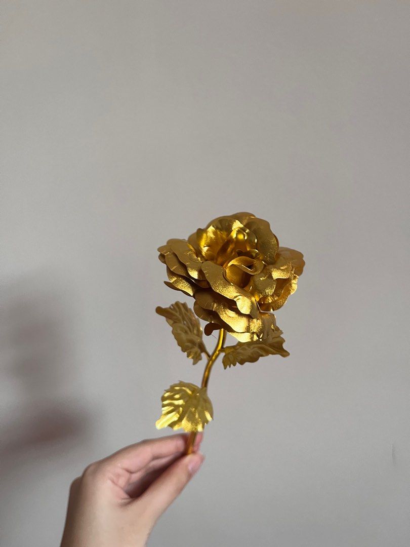Golden flower, Furniture & Home Living, Home Decor, Artificial Plants ...