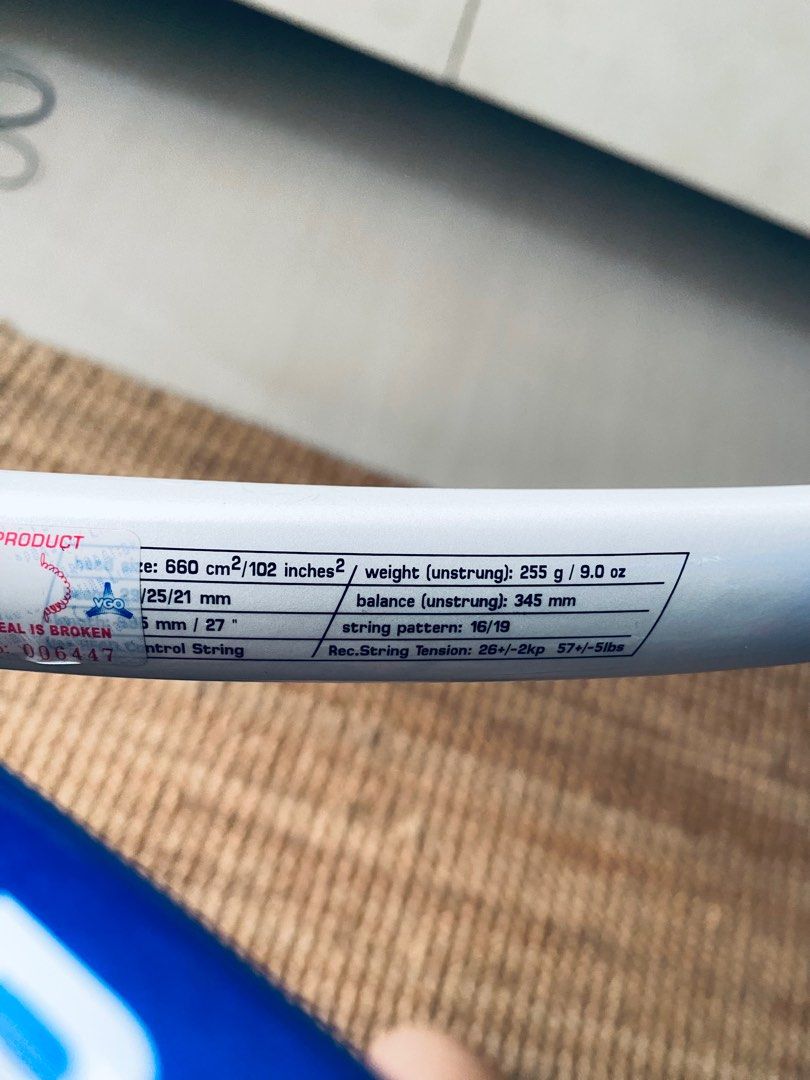 Head Liquidmetal ATP pro tennis racquet, Sports Equipment, Sports ...