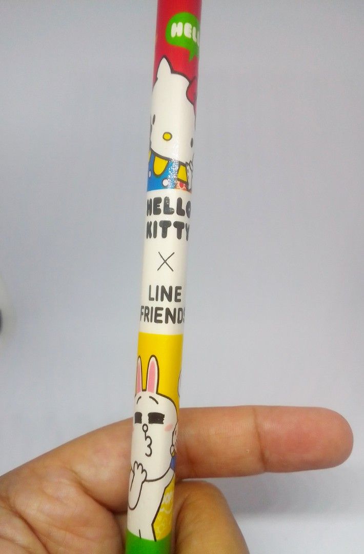 Hello Kitty x Line friends Jumbo Pencil 1 piece only, Hobbies & Toys ...