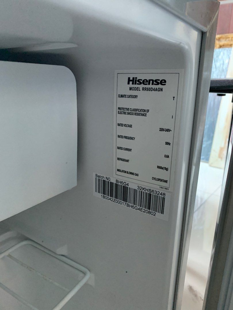 Hisense refrigerator for bedroom, TV & Home Appliances, Kitchen ...