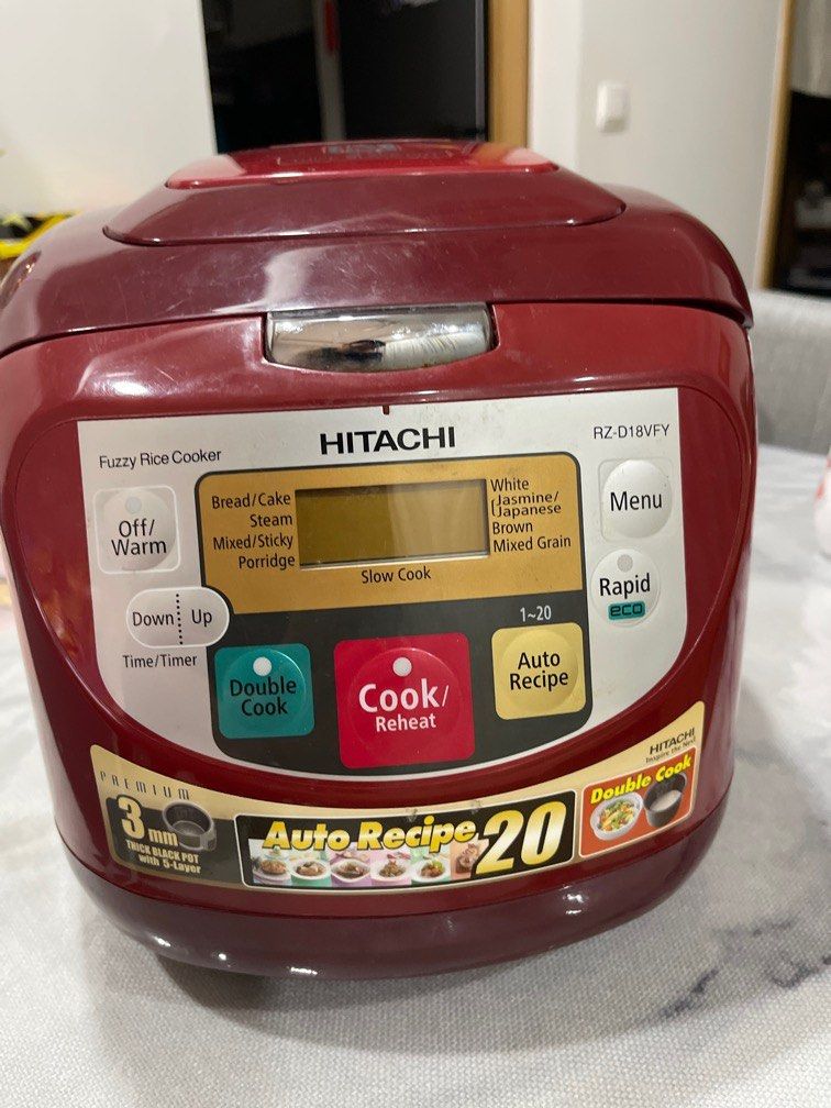 Hitachi rice cooker, TV & Home Appliances, Kitchen Appliances, Cookers ...