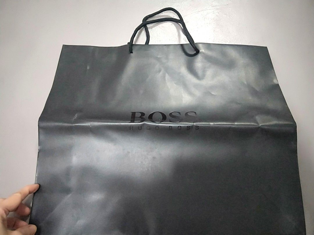 Hugo Boss Paper Bag, Luxury, Accessories on Carousell