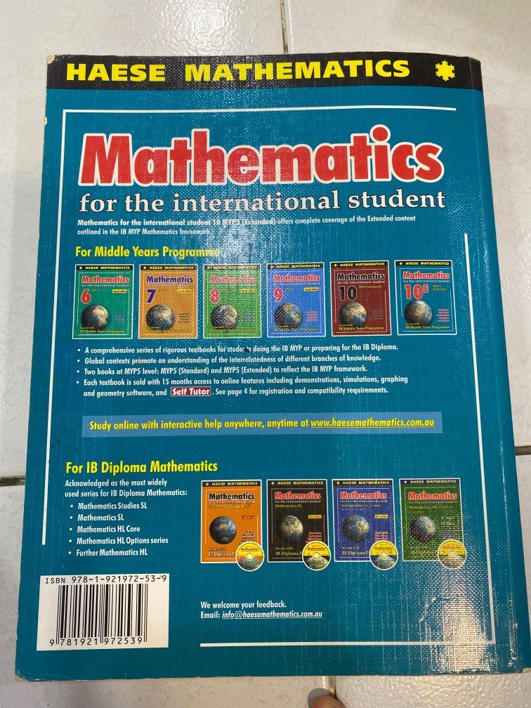 IB Haese textbook, Hobbies & Toys, Books & Magazines, Textbooks on ...