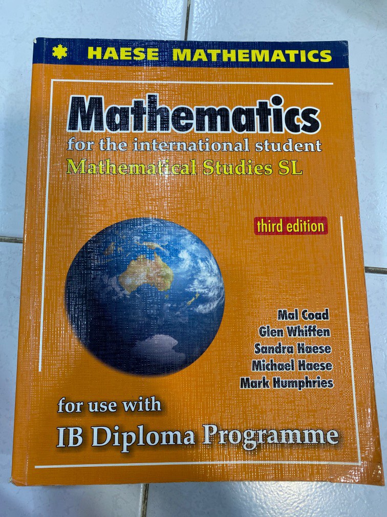 IB SL Mathematics, Hobbies & Toys, Books & Magazines, Textbooks on ...
