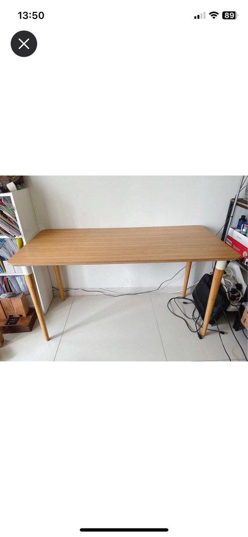 IKEA HILVER Study Table, Furniture & Home Living, Furniture, Tables ...