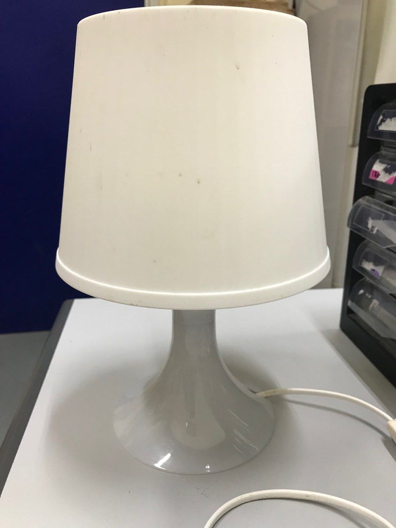 IKEA LAMPAN TABLE LAMP,WHITE, Furniture & Home Living, Lighting & Fans ...