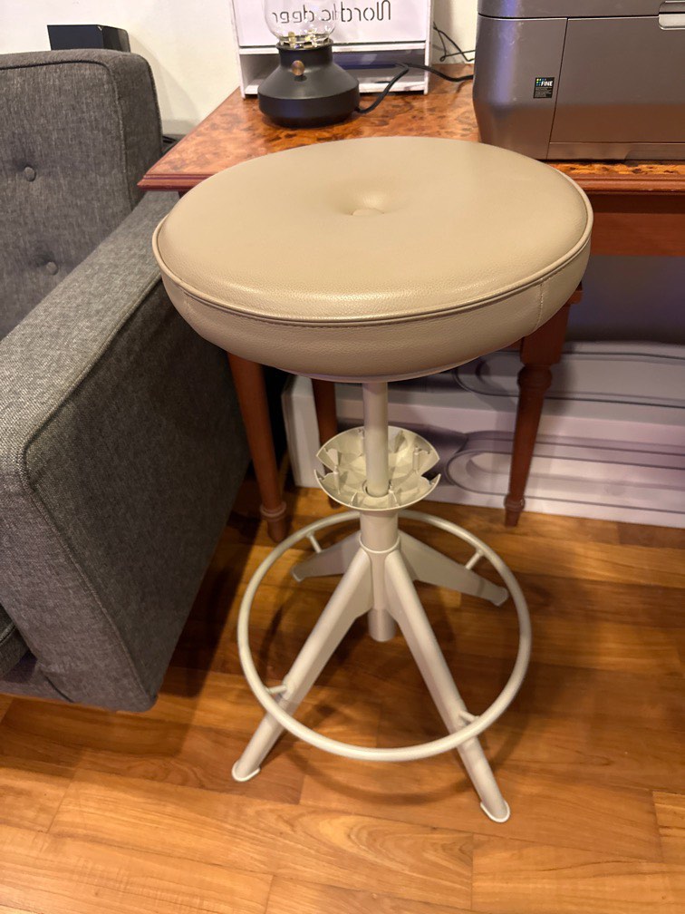 IKEA swivel stool, Furniture & Home Living, Furniture, Chairs on Carousell