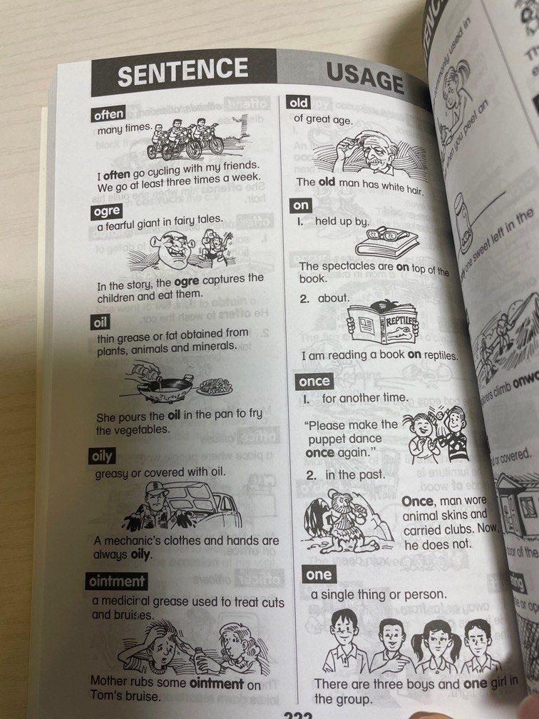 Illustrated Sentence Dictionary & Grammar Basic Items, Hobbies & Toys, Books & Magazines ...