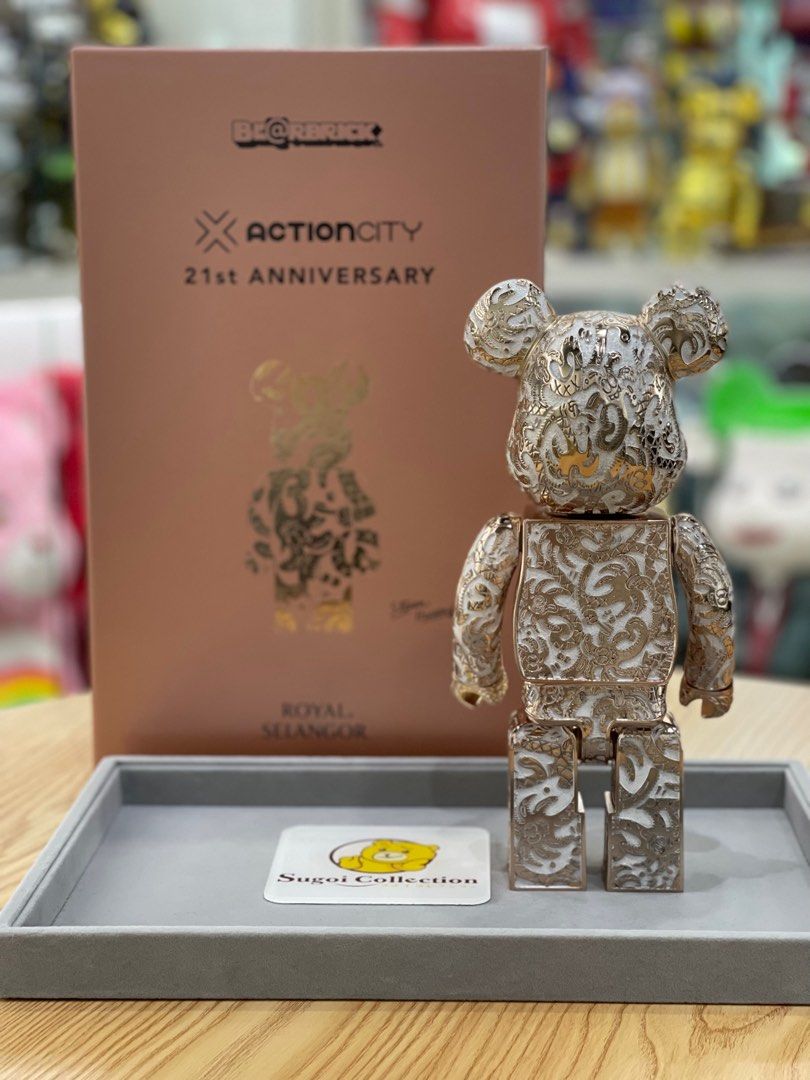 [In Stock Sales!] BE@RBRICK x Royal Selangor x Steven Harrington 400% ...