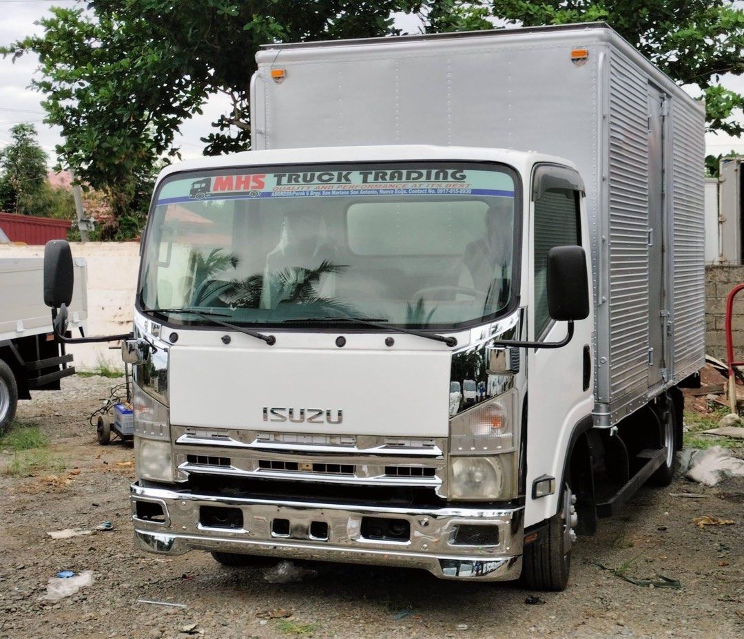 Isuzu Elf Aluminum Van 14.5ft with side door 2022 year model, Special ...