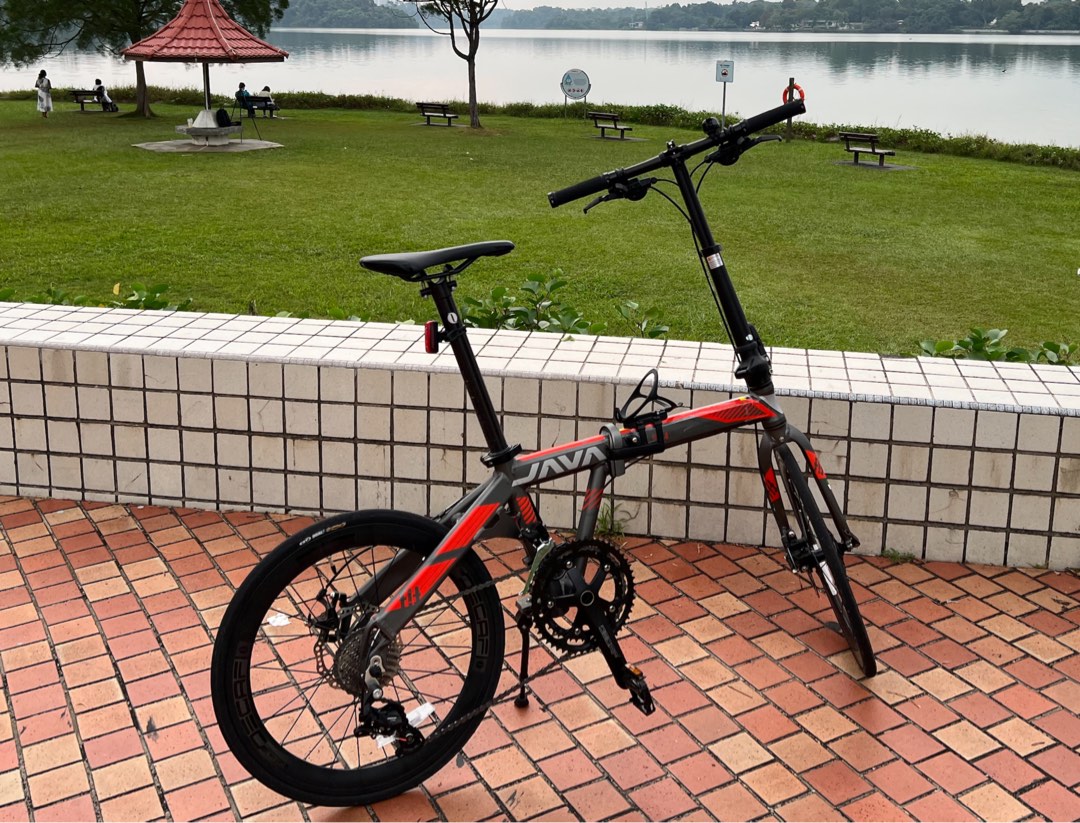 Java Fit SE 18 Speed 22 Inch Folding Bike, Sports Equipment, Bicycles ...
