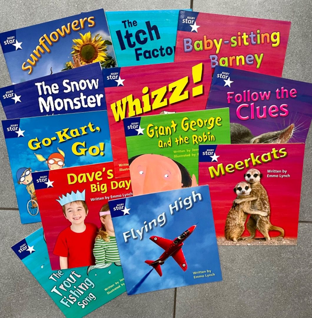 K2 preschool Rigby star phonics text books - full set!, Hobbies & Toys ...