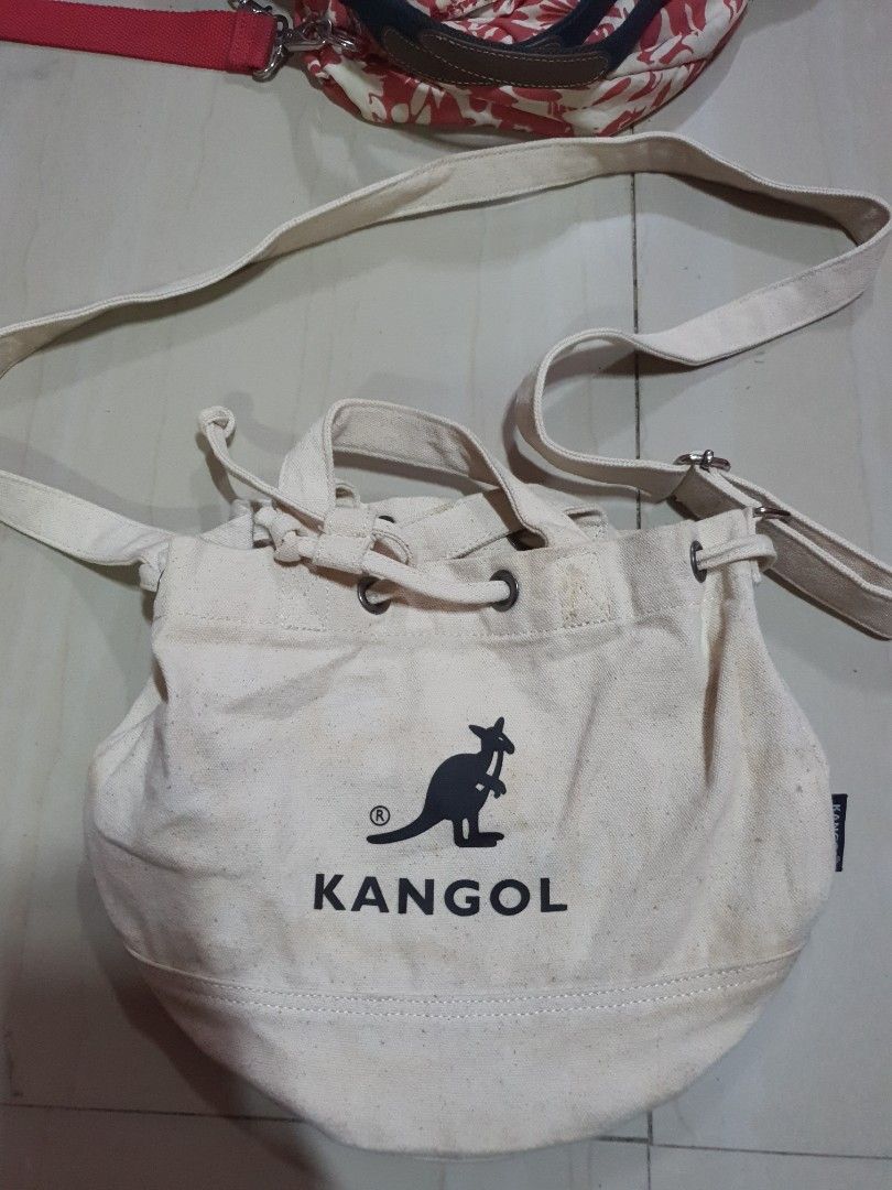KANGOL BUCKET BAG, Women's Fashion, Bags & Wallets, Shoulder Bags on ...
