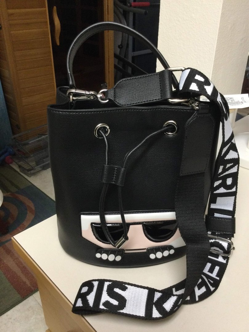 KARL LAGERFELD BUCKETBAG, Women's Fashion, Bags & Wallets, Cross-body ...