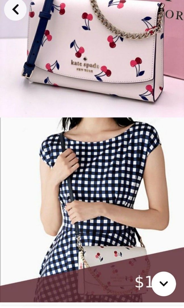 Kate Spade Carson Dancing cherries, Luxury, Bags & Wallets on Carousell