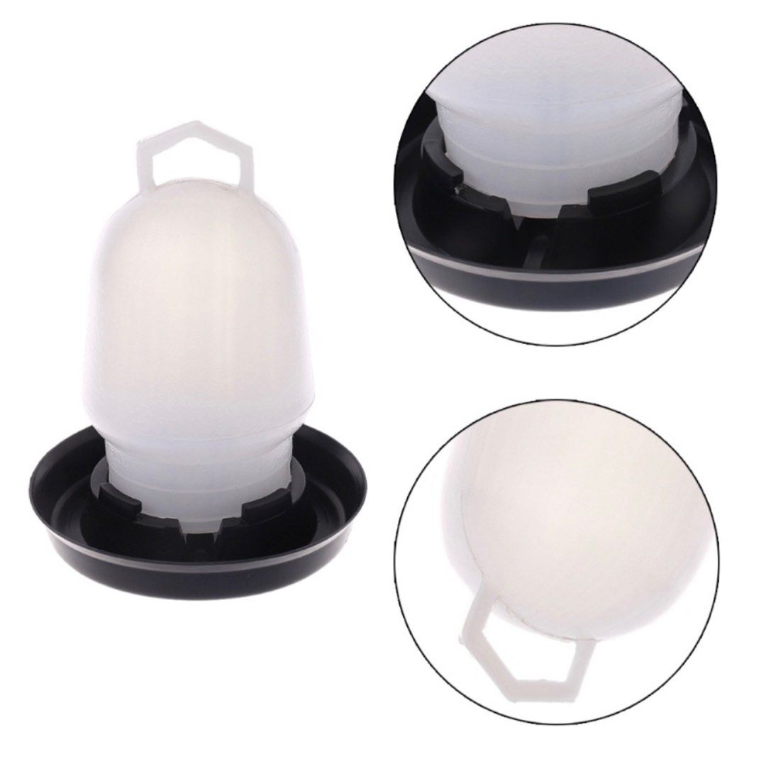 Kettle Shape Plastic Chicken Quail Bird Poultry Water Drinking ...