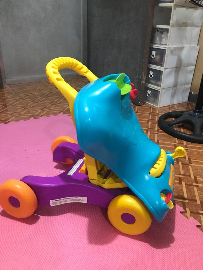 Kid push walker | trolley, Babies & Kids, Infant Playtime on Carousell