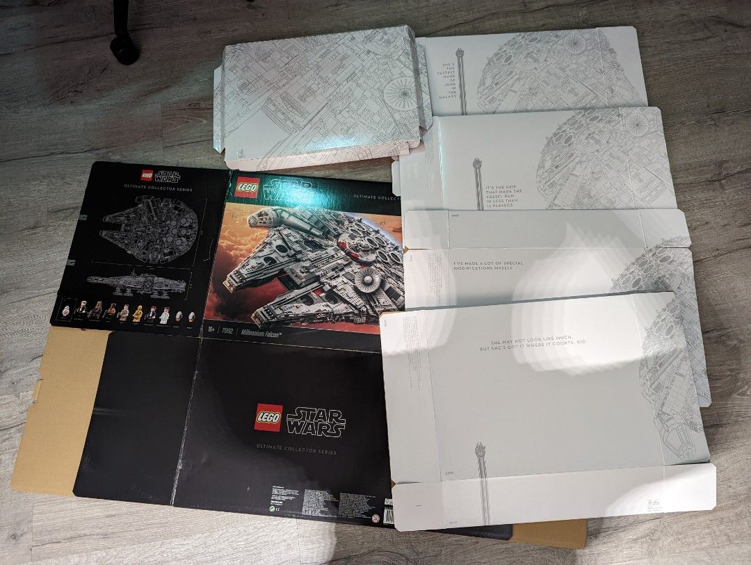 Lego 75192 Millennium Falcon paper box, Hobbies & Toys, Toys & Games on ...