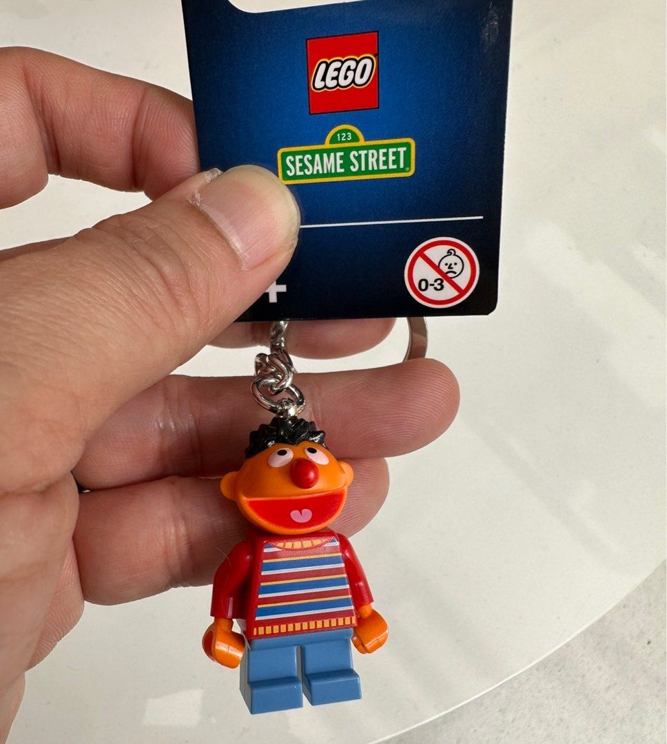 Lego Ernie Keychain, Hobbies & Toys, Toys & Games on Carousell