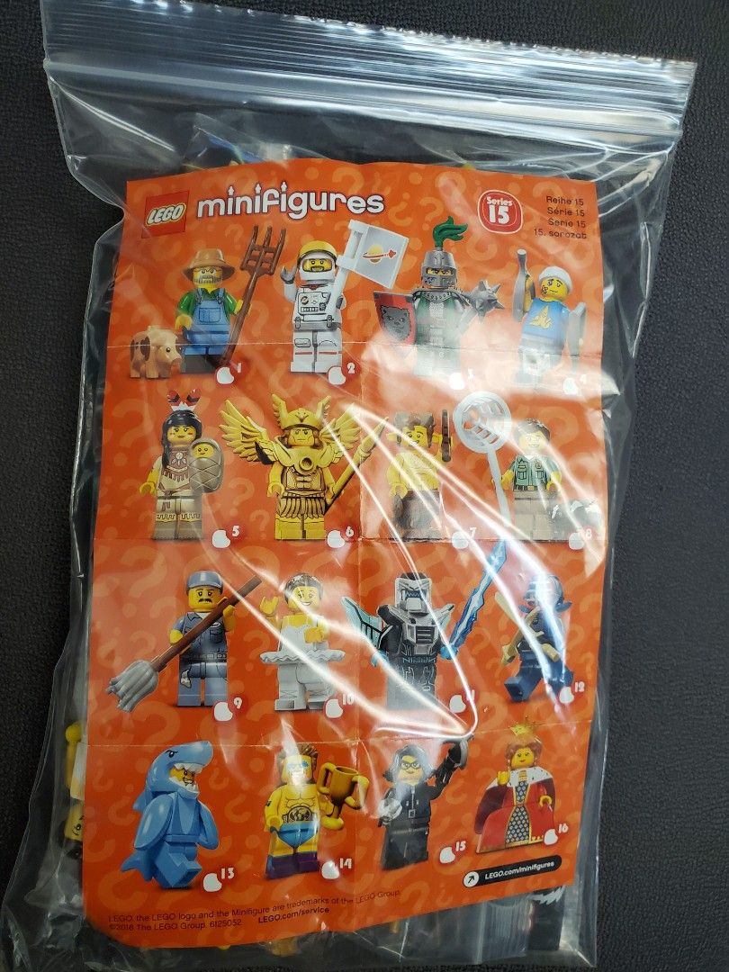 LEGO Minifigures Series 15 71011 Full Set 16隻, 興趣及遊戲, 玩具 & 遊戲類 - Carousell