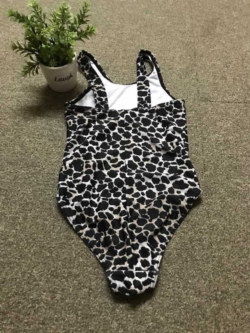 Leopard Kids Swimsuit, Women's Fashion, Swimwear, Bikinis & Swimsuits ...