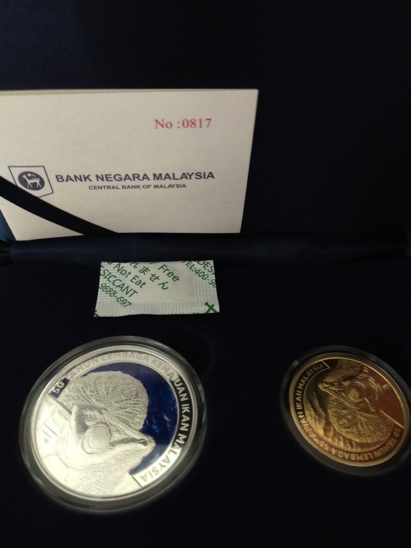 LKIM 50 years BNM Commemorative coins, Hobbies & Toys, Collectibles ...