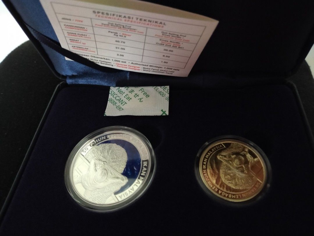 LKIM 50 years BNM Commemorative coins, Hobbies & Toys, Collectibles & Memorabilia, Vintage ...