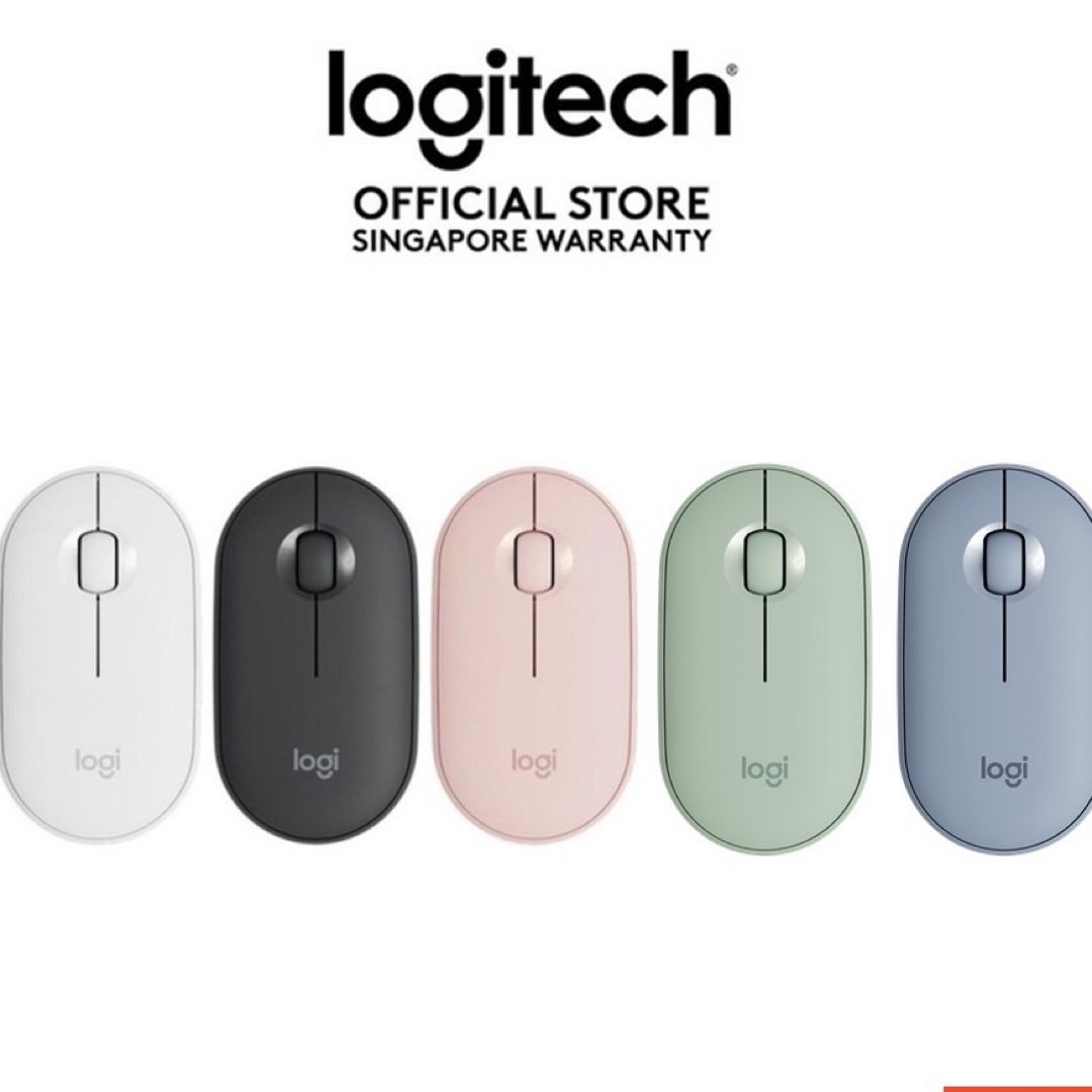 Logitech M350 Pebble Wireless Bluetooth Mice (Ready Stocks), Computers ...