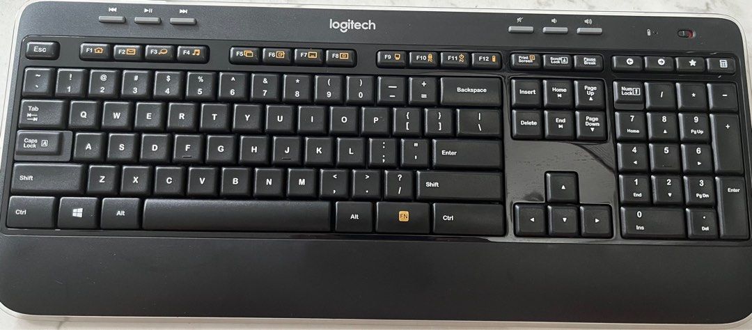 Logitech Wireless Keyboard K520r, Computers & Tech, Parts & Accessories ...