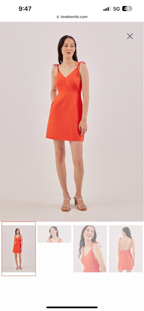Brand New Love Bonito Vermillion Dress, Women's Fashion, Dresses & Sets ...