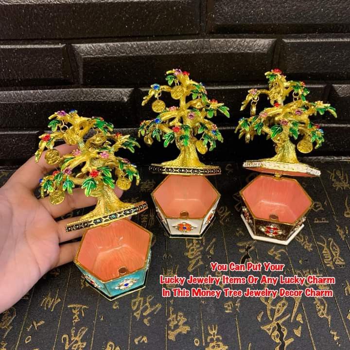 Lucky money tree metal jewelry style decor, Furniture & Home Living ...