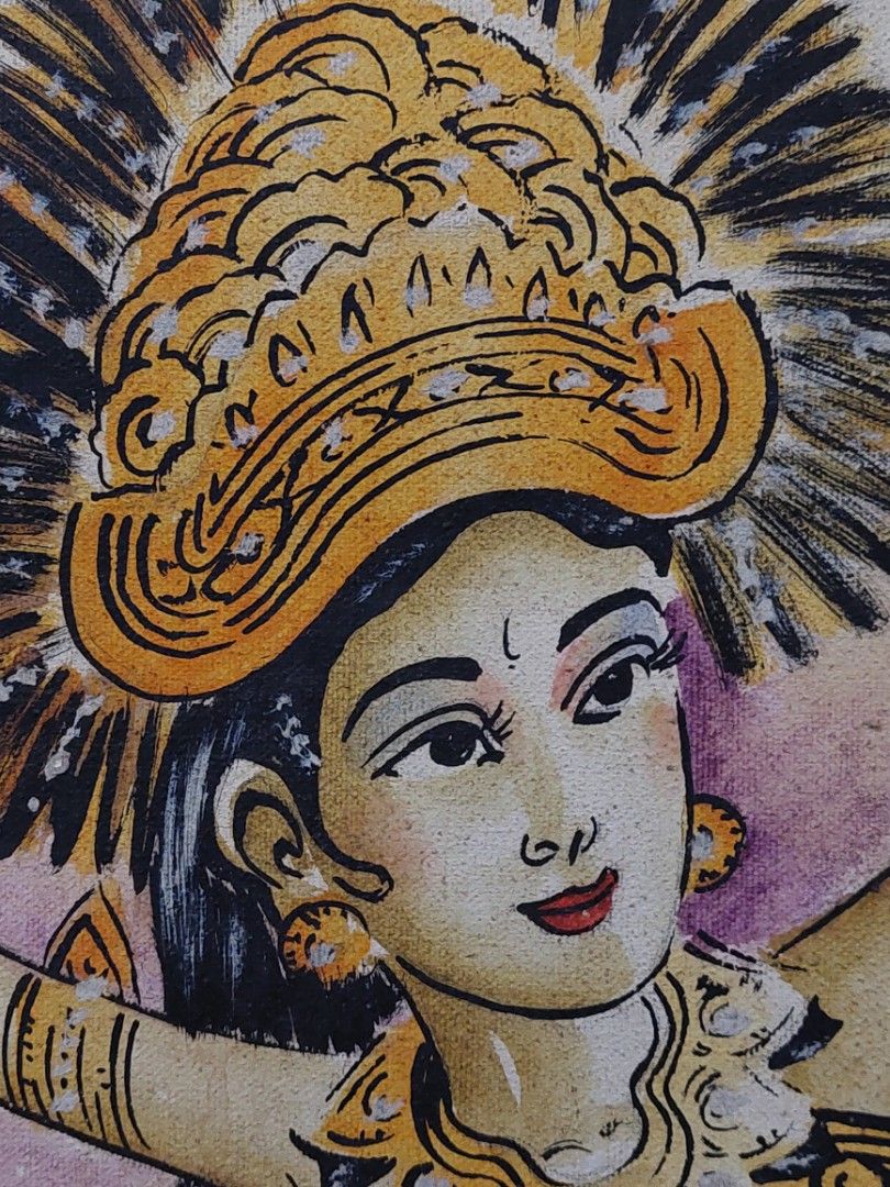 Lukisan Penari Bali, Antik, Pajangan di Carousell