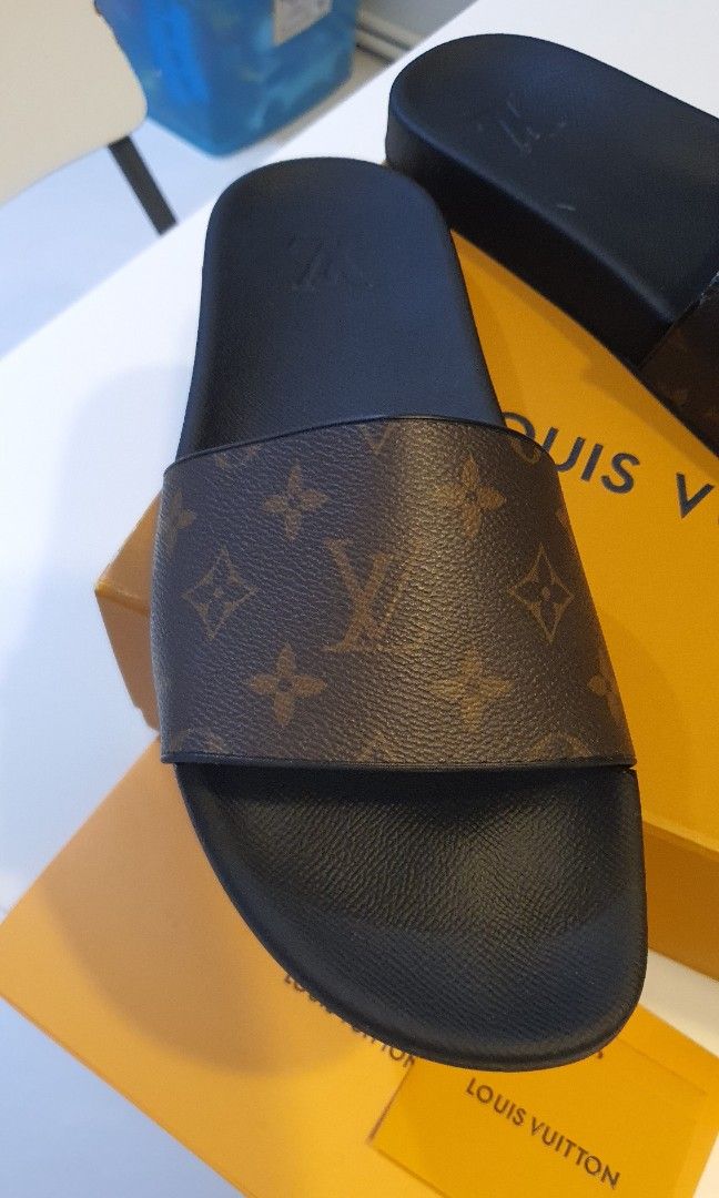 LV slides, Men's Fashion, Footwear, Flipflops and Slides on Carousell
