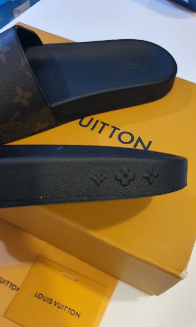 LV slides, Men's Fashion, Footwear, Flipflops and Slides on Carousell