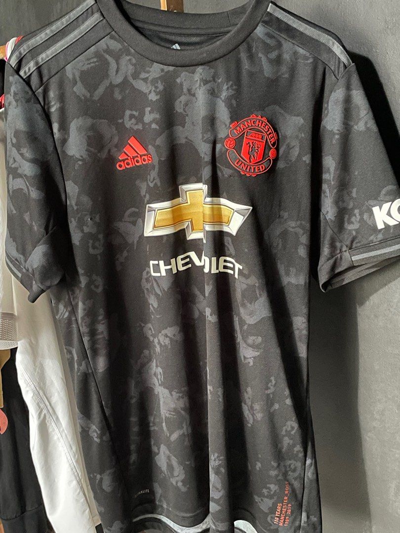 Manchester United Alternate Kit Black Edition Player, Men's Fashion ...