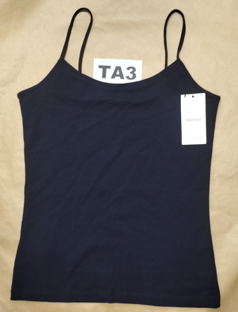 Mango Basics Dark Blue Sando, Women's Fashion, Tops, Others Tops on ...