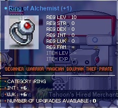 MapleRoyals - 6 INT 6 LUK Ring of Alchemist, Video Gaming, Gaming ...