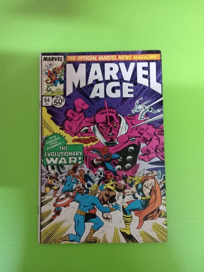 Marvel Age #64 ( Ron Frenz/Al Milgrom - Cover Art ) Marvel Copper Age ...