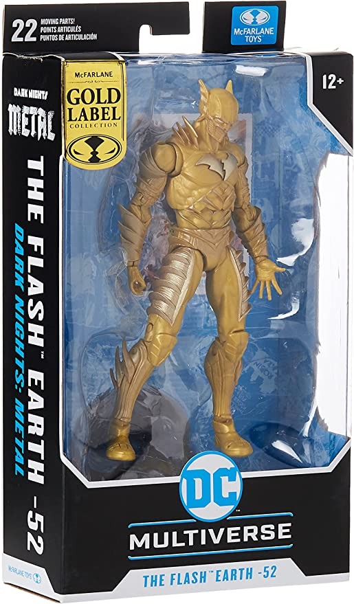 MCFARLANE TOYS The Flash Earth 52 Dark Knights Metal Gold Label ...