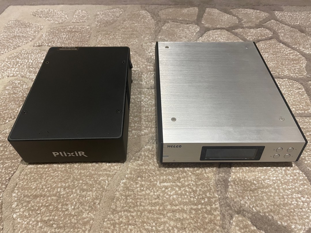 Melco N100 2TB music streamer with Plixir Elite BDC linear power supply ...