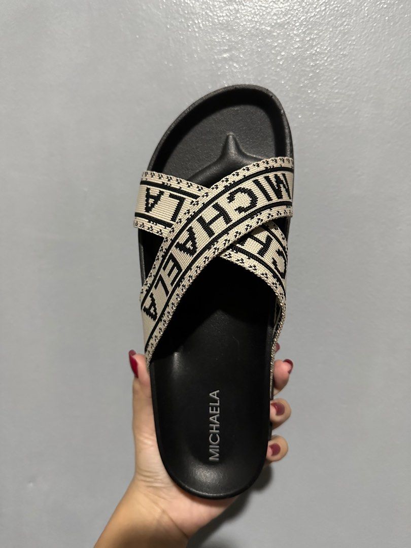 Michaela Flat Sandals, Women's Fashion, Footwear, Flats & Sandals on ...