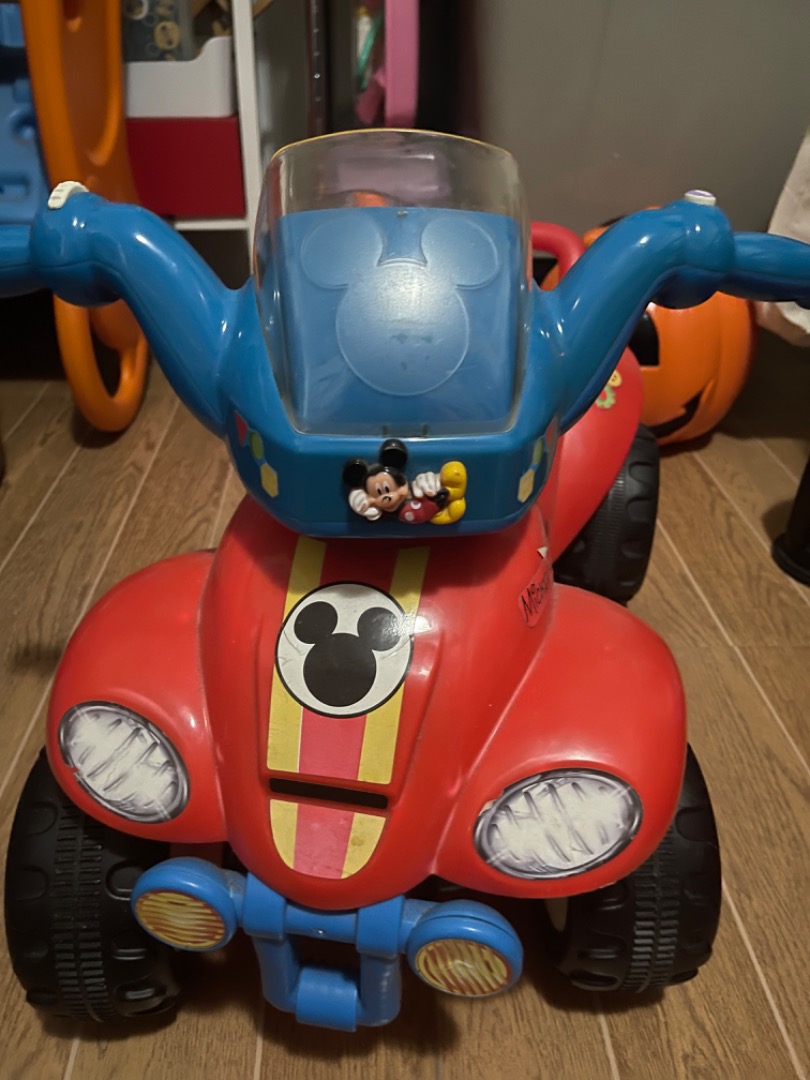mickey mouse ride, Hobbies & Toys, Toys & Games on Carousell