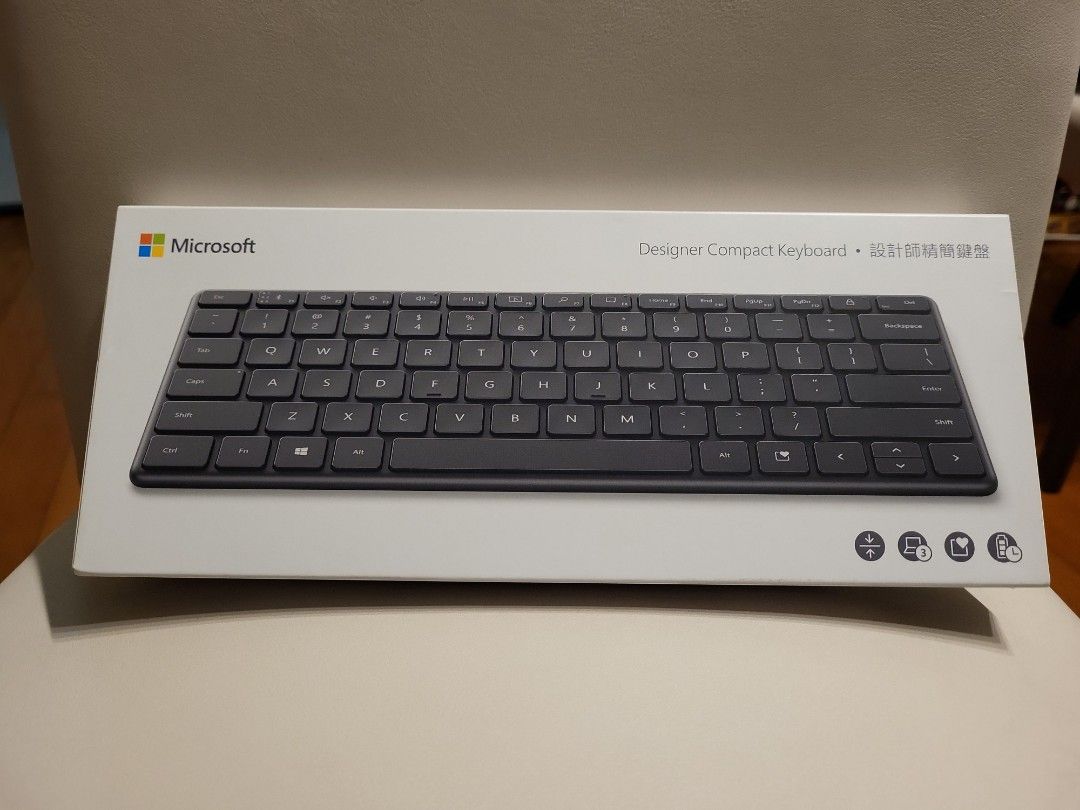 Microsoft Designer Compact Keyboard, 電腦＆科技, 電腦周邊及配件, 電腦鍵盤及相關產品 - Carousell