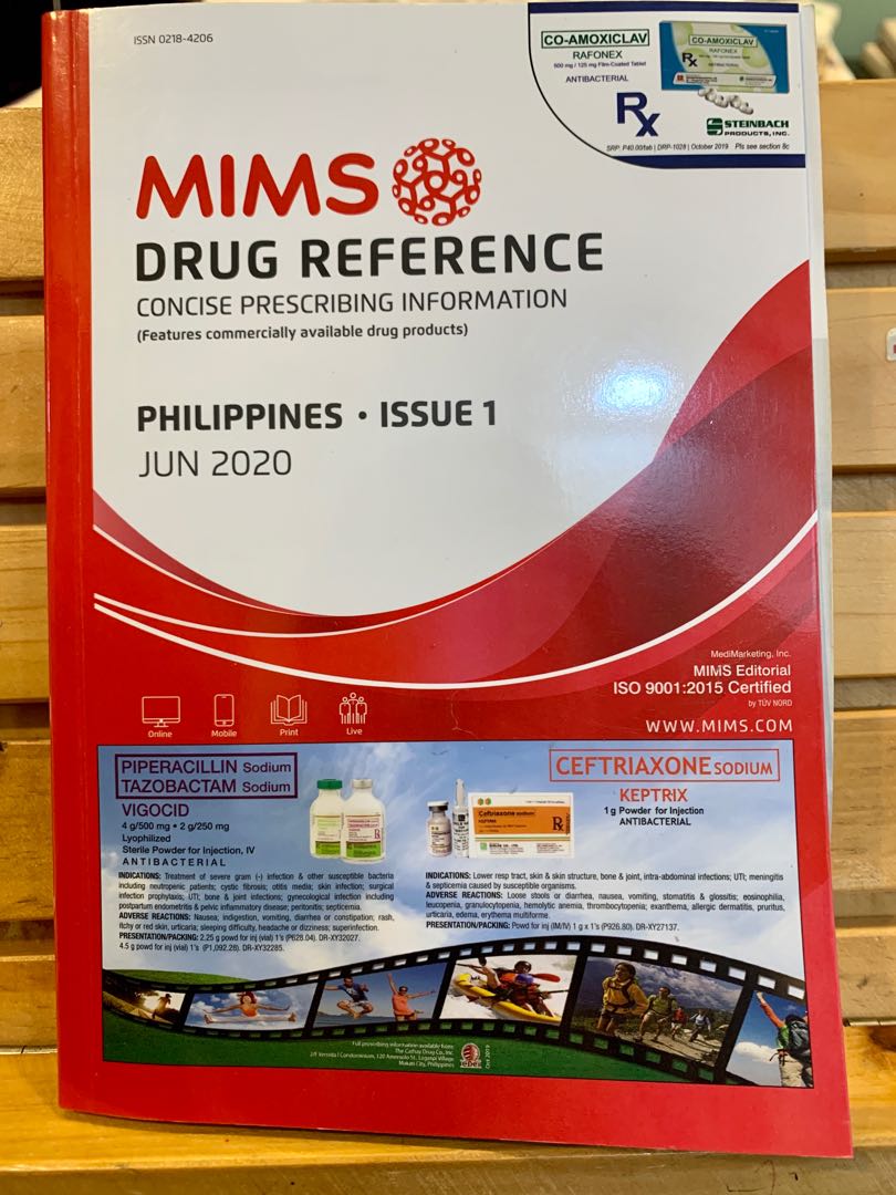 MIMS Drug Reference Book (Philippines Issue 1, June 2020), Hobbies ...