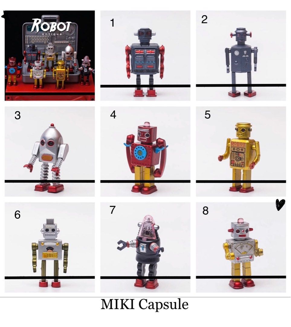 miniature toy , robots , Hobbies & Toys, Toys & Games on Carousell