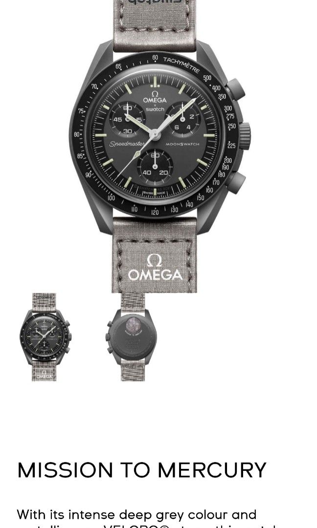 Mission to mercury Omega Swatch, Luxury, Watches on Carousell